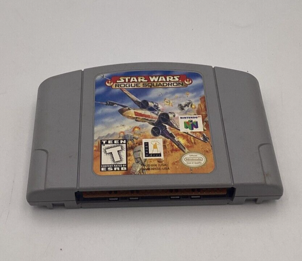 Star Wars Rogue Squadron Nintendo 64 N64 Game, Manual, Box