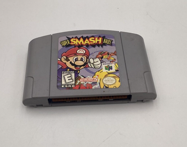 Super Smash Bros Nintendo 64 N64 Game, Manual, Box