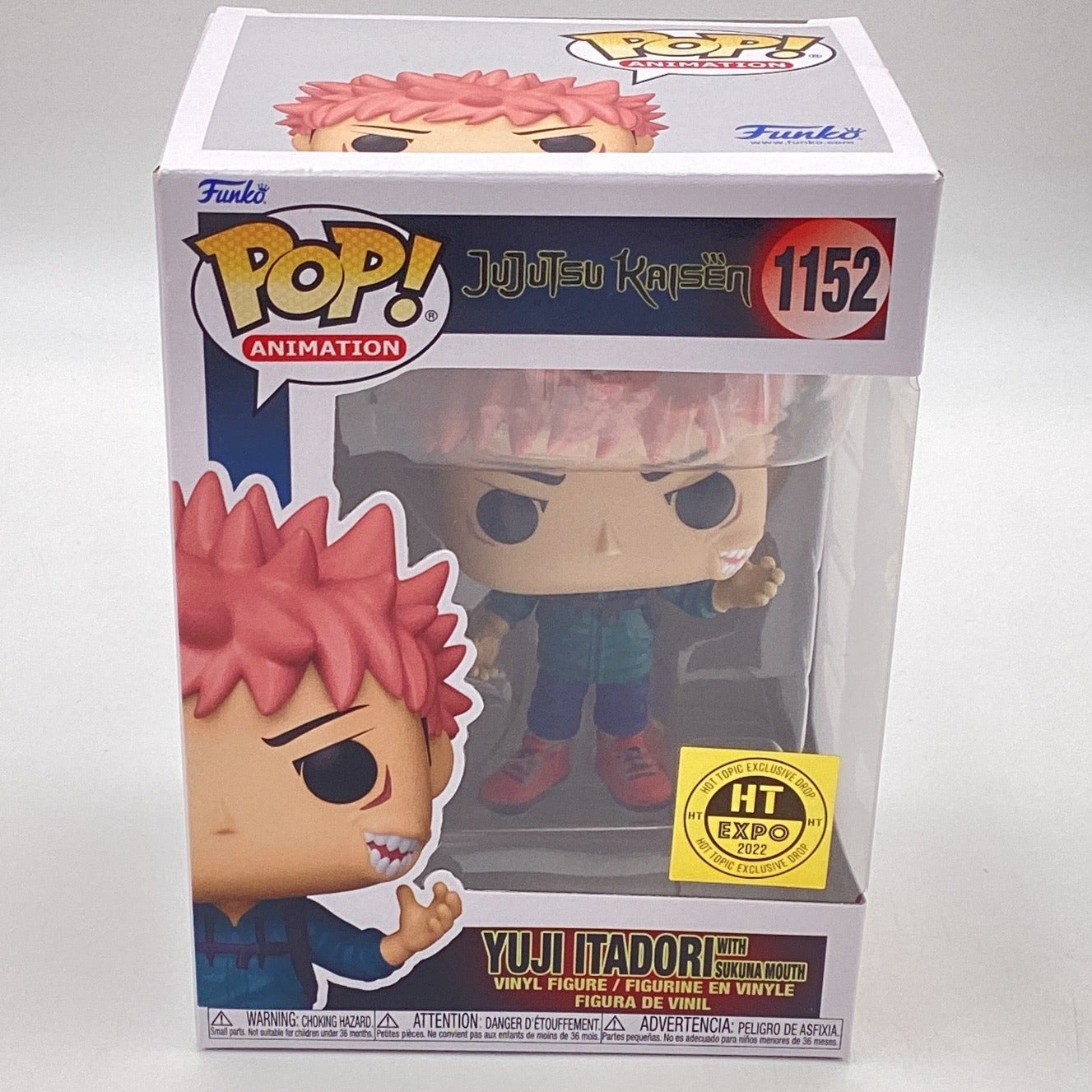 Funko Pop! Animation - Jujutsu Kaisen - Yuji Itadori With Sukuna Mouth