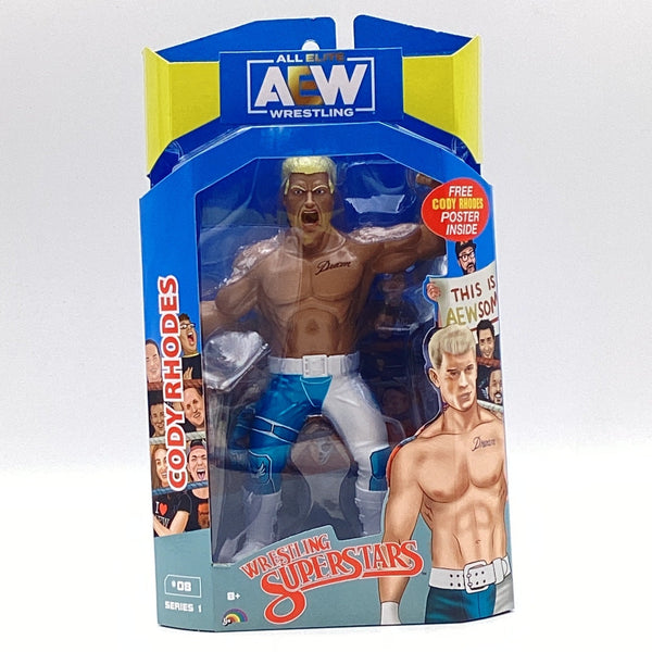 AEW LJN Series 1 Cody Rhodes Action Figure