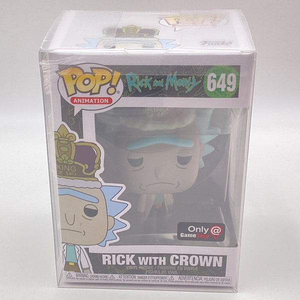 Funko Pop! Animation - Rick And Morty - Rick With Crown (GameStop Excl