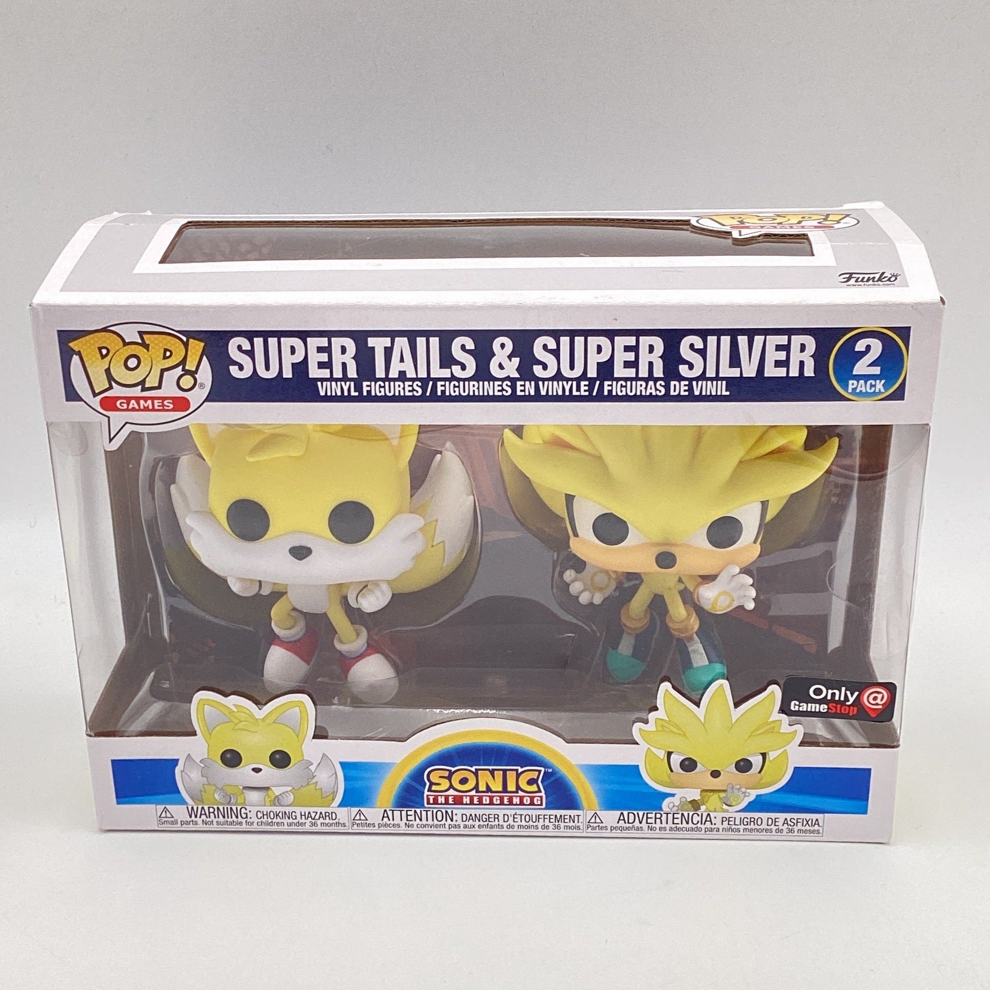 Funko Pop! Games - Sonic The Hedgehog - Super Tails & Super Silver (2