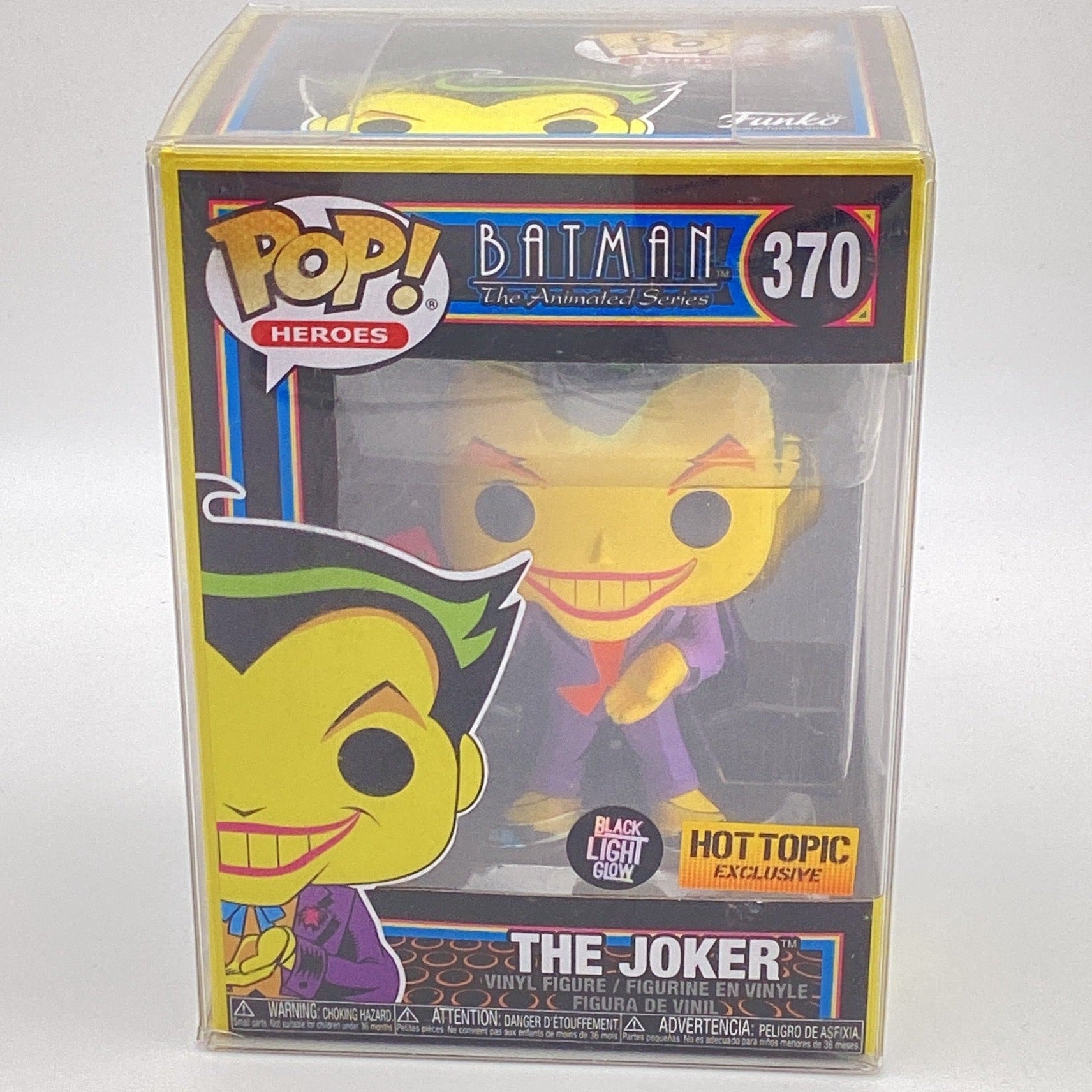 Funko Pop! Heroes - Batman - The Joker (Black Light) (Hot Topic Exclus