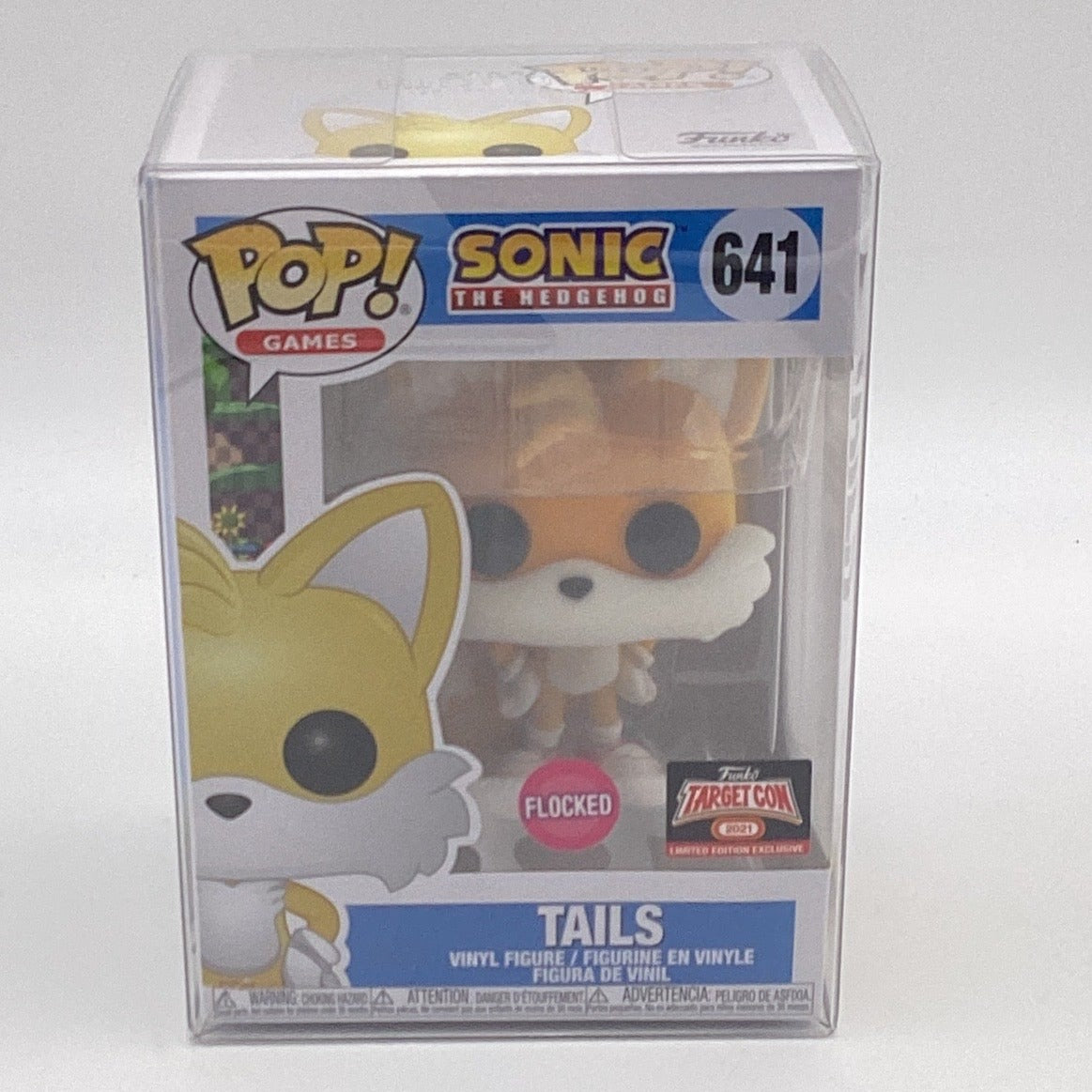 Funko Pop! Games - Sonic The Hedgehog - Tails (Flocked) (Target Exclus