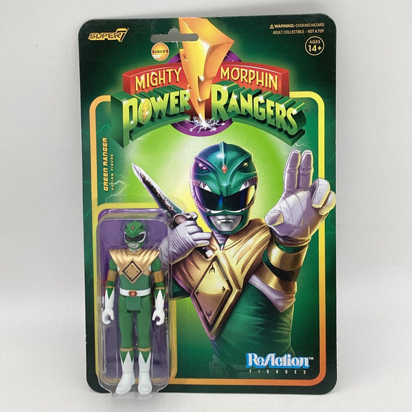 Super7 - Mighty Morphin Power Rangers - Green Ranger 3.75" Reaction Fi