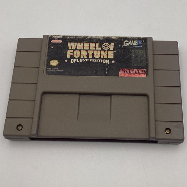 Wheel Of Fortune Deluxe Edition SNES Video Game