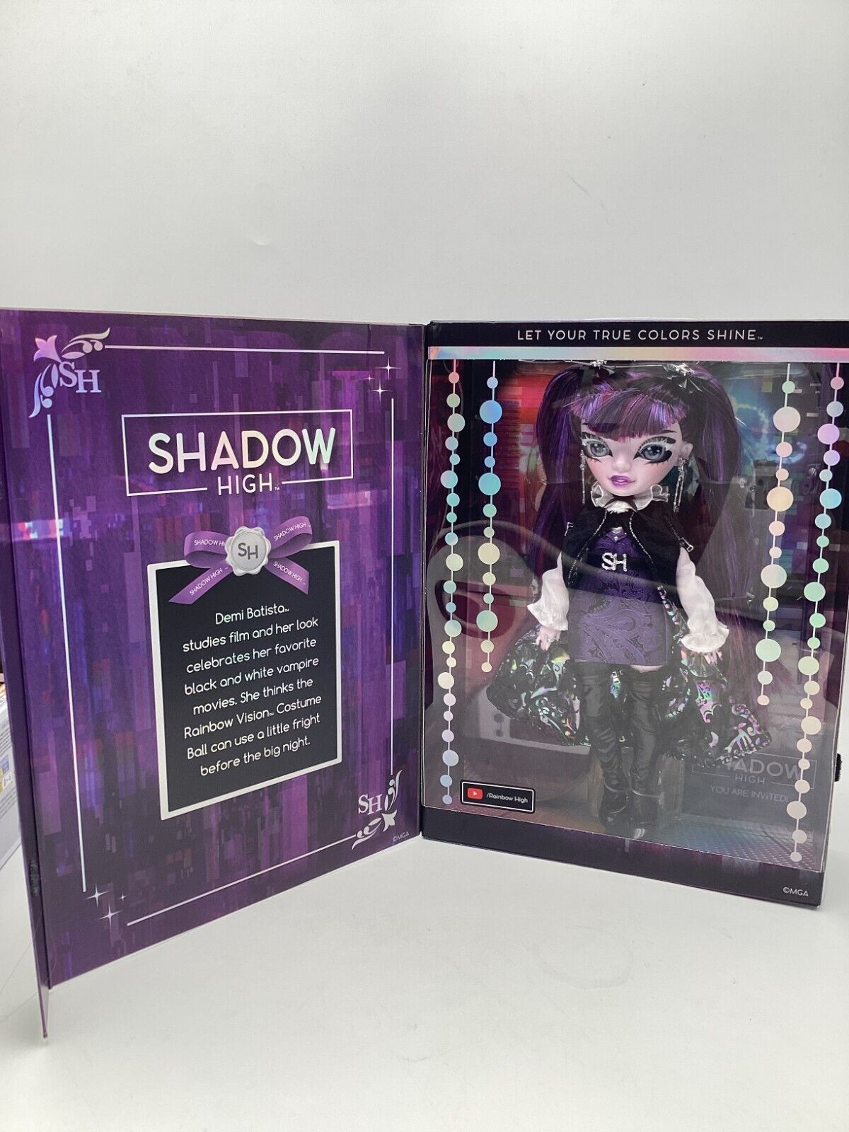 Demi Batista Rainbow Vision Costume Ball Shadow High Doll